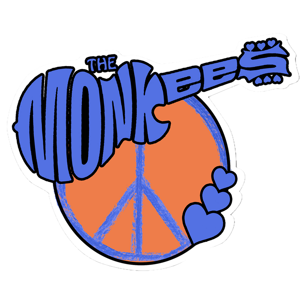 Peace Logo Guitar Magnet – The Monkees